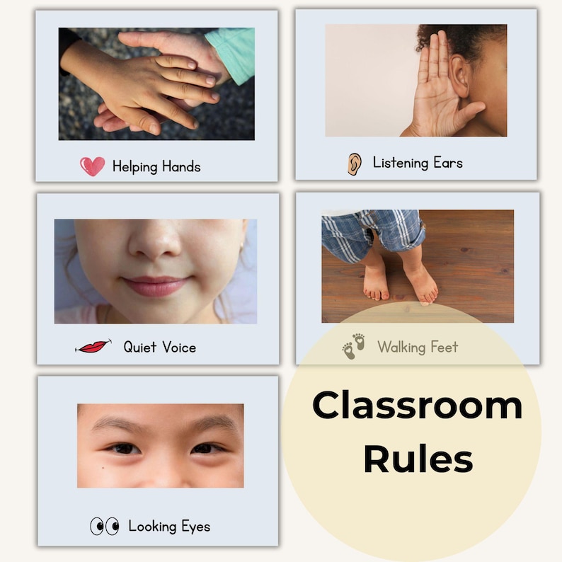 Classroom Rules (digital Download) Classroom Expectations | Positive ...