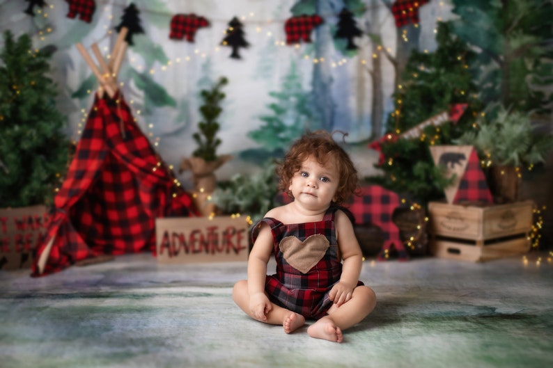 Digital Backdrop/ Background Whild Forest. Baby Photography/ Boy/ Girl ...