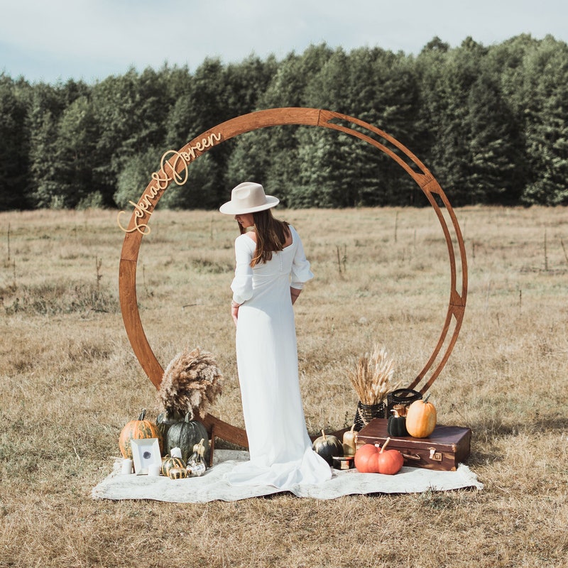 Wedding Circle Arch - Etsy