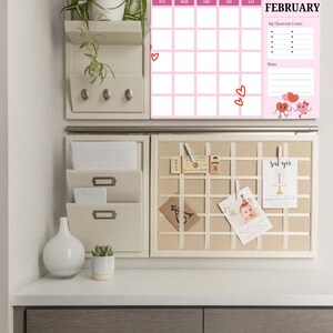 FEBRUARY - Printable Theme Classroom Calendar - Etsy