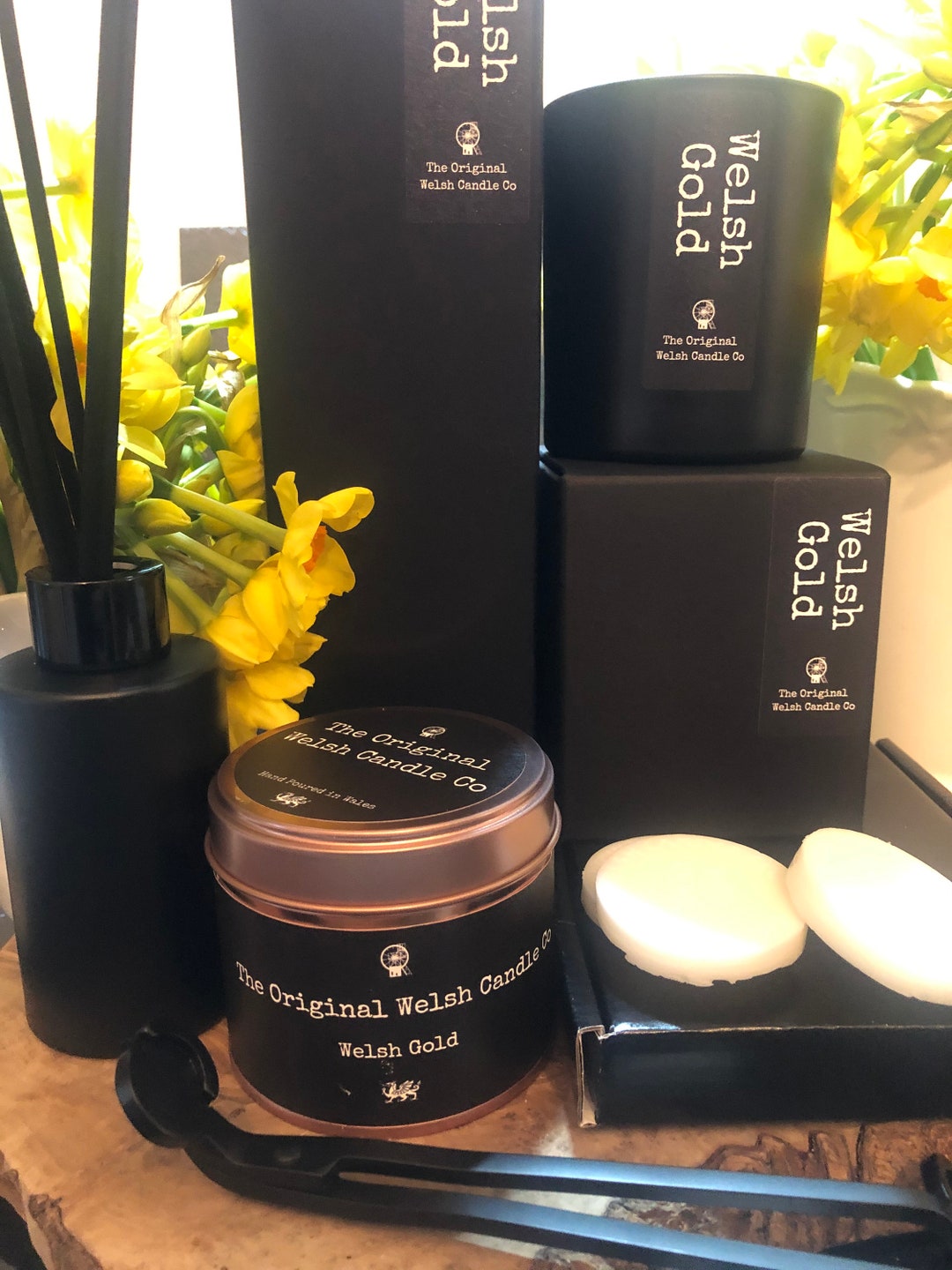 WELSH GOLD Scented Soy Candle Diffuser Wax Melts Room Spray - Etsy UK