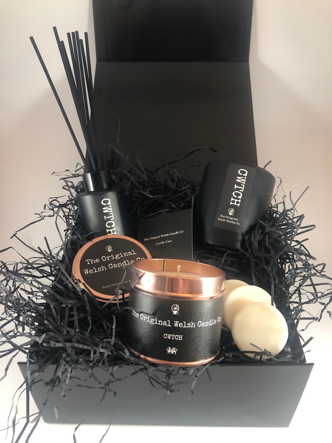Welsh Candle: Cwtch Gift Set - the Perfect Welsh Gift. Handmade Welsh ...