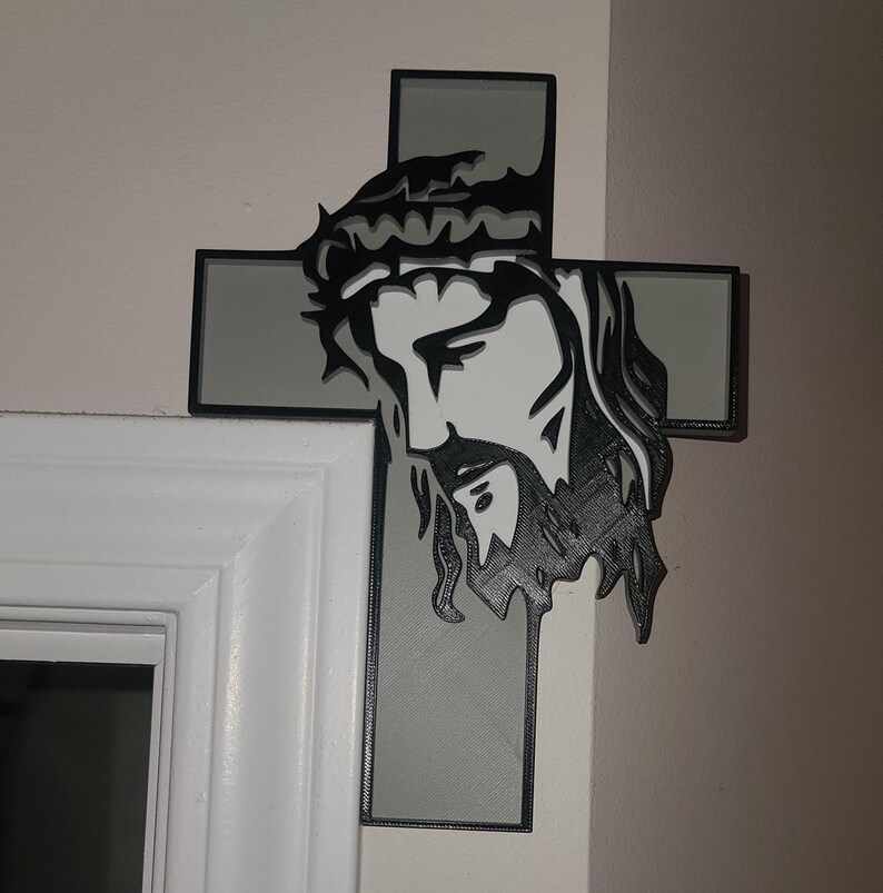 Jesus Christ Cross for Door Jam. Lamb of God, Light of the World ...