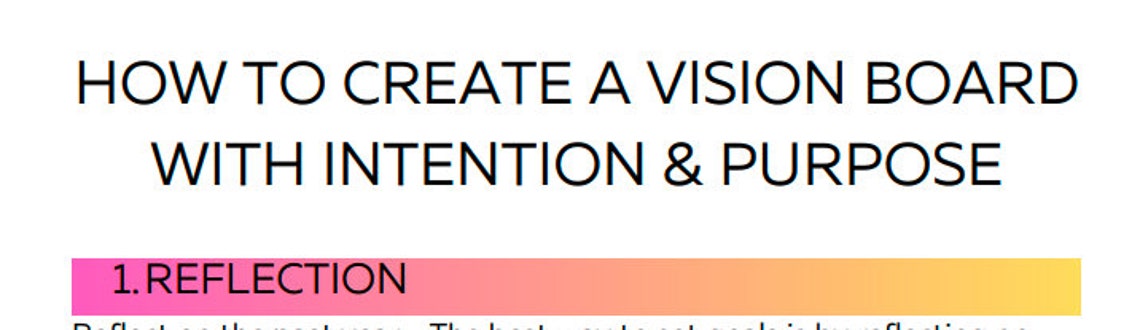 How and Why to Create a Vision Board - Etsy