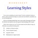 What is Your Learning Style: Info and FREE Assessment Included in ...
