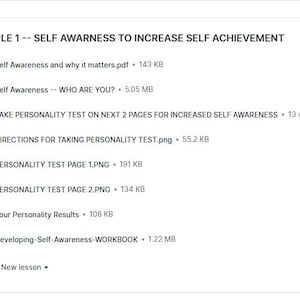 1 Module 1 Self Awareness Be the Best U - Etsy