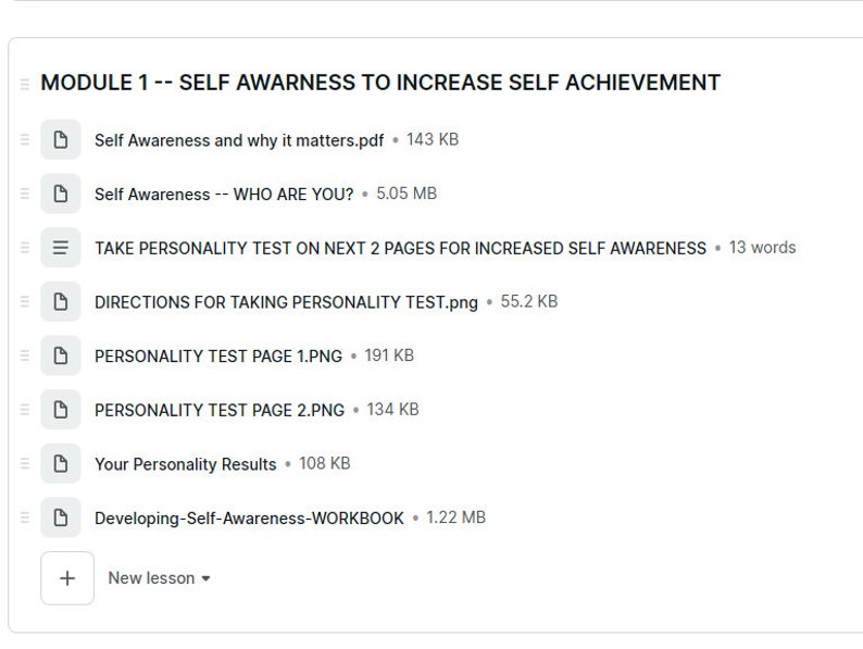 1 Module 1 Self Awareness Be the Best U - Etsy