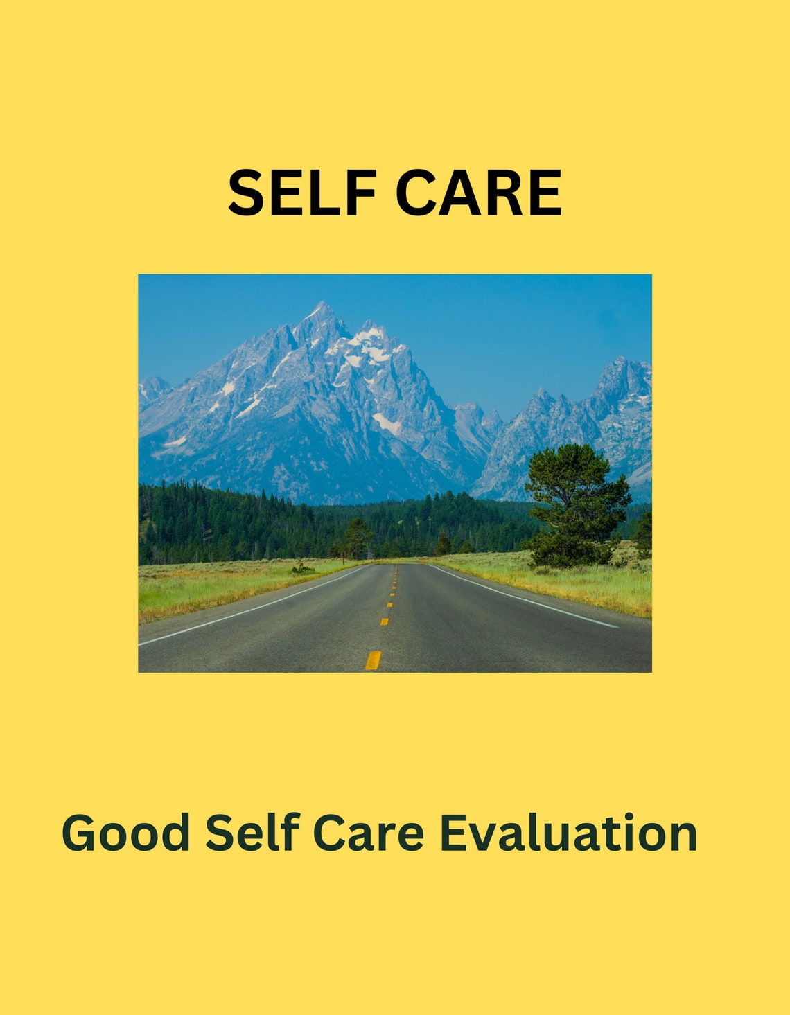 Good Self Care Evaluation - Etsy
