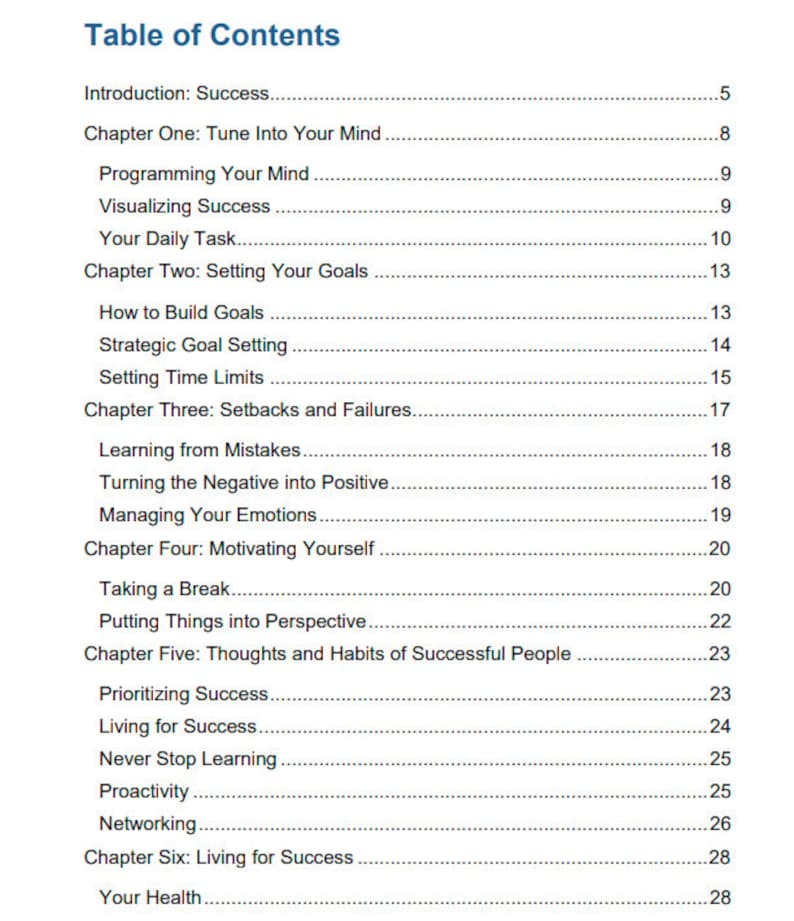 Successful Mindset E Book - Etsy