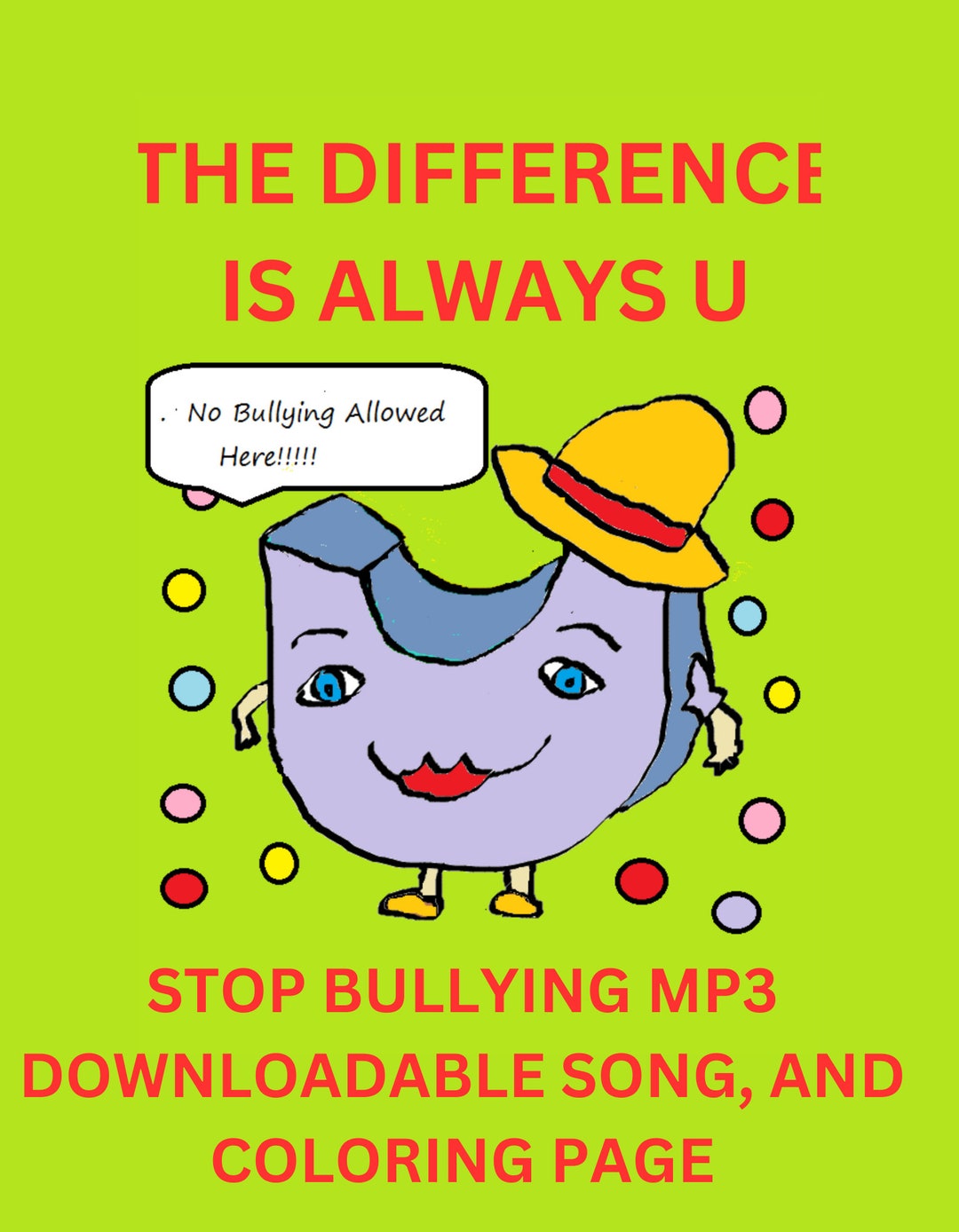 Stop Bullying Now: Color Page and Musical Download to Reinforce for Young Children - Etsy