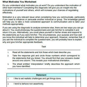 Motivation Assessment and Ways to Increase Yours. - Etsy