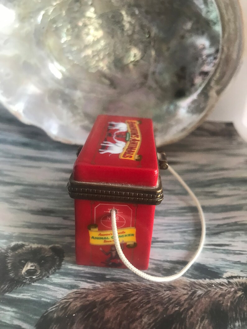 Vintage Nabisco Barnum's Animal Crackers Porcelain Hinged Box. - Etsy