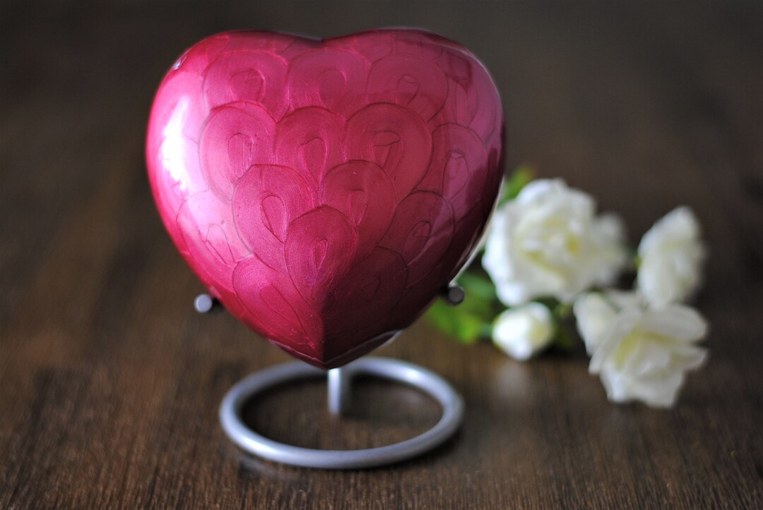 Heartfelt : Heart Cremation Urn for Human Ashes Memorial - Etsy