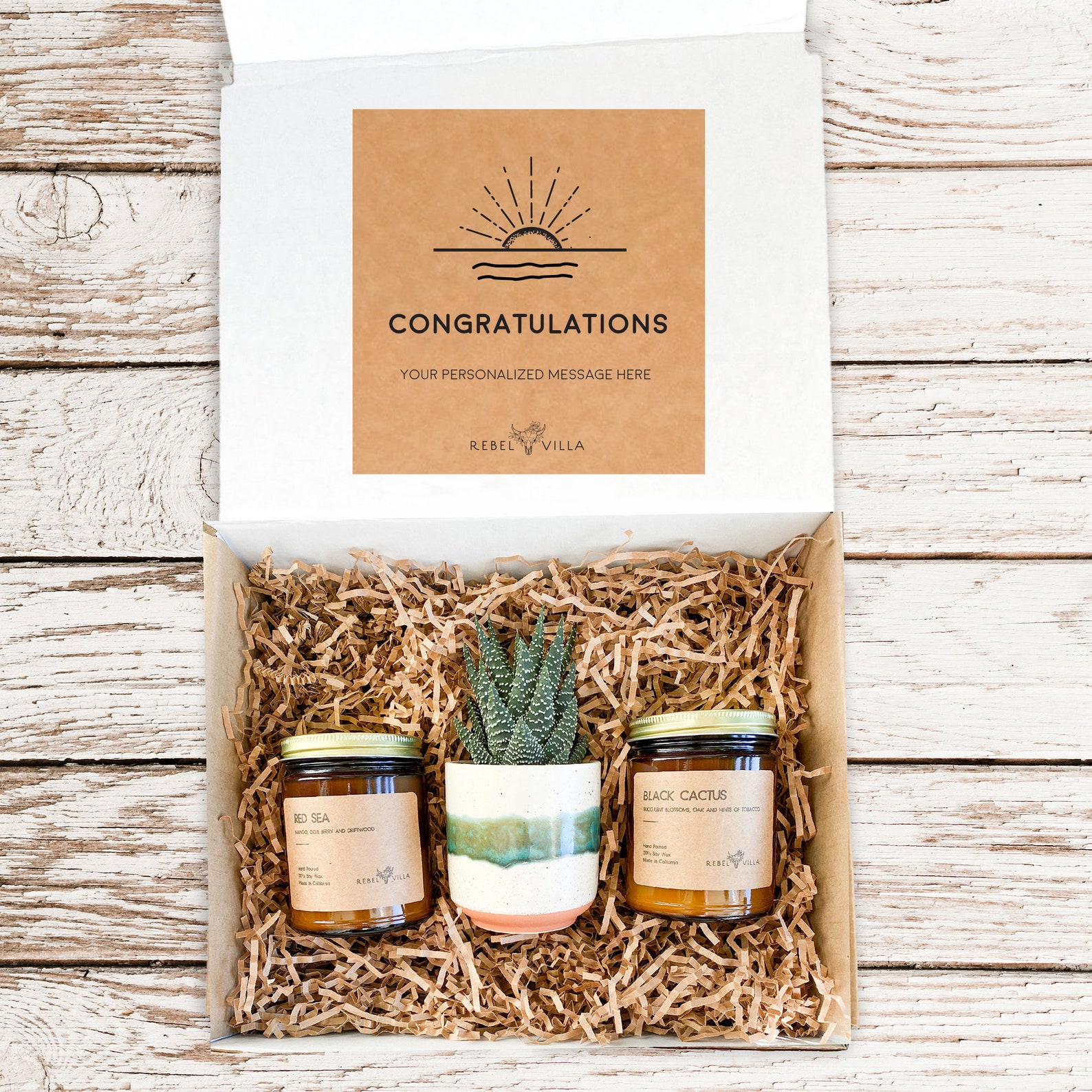 Congratulations Gift Box | Congrats Gift Basket | Co-worker Gift ...