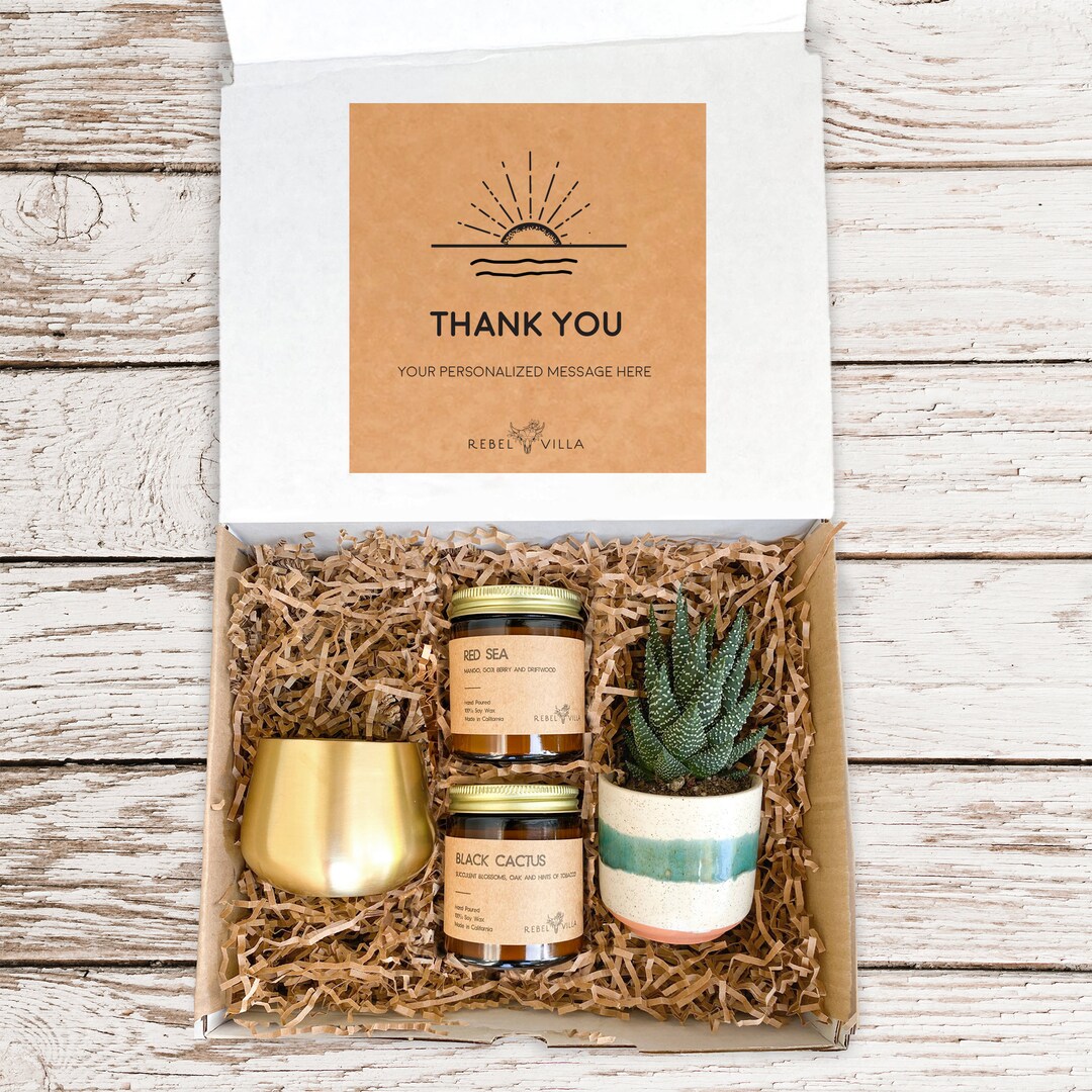 Thank You Gift Box Co-worker Gift Gift for Mom Gift for Sister Gift for ...