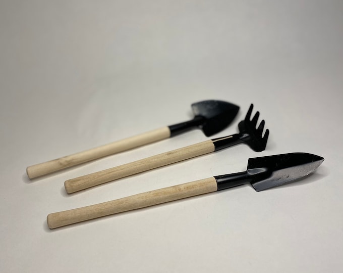 Mini Garden Tool Set, Miniature Tools, Fairy Garden Tools - Etsy