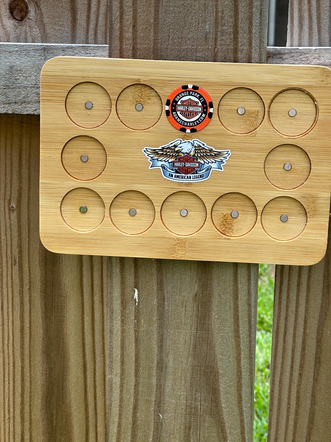 Harley Davidson Poker Chip Display - Etsy