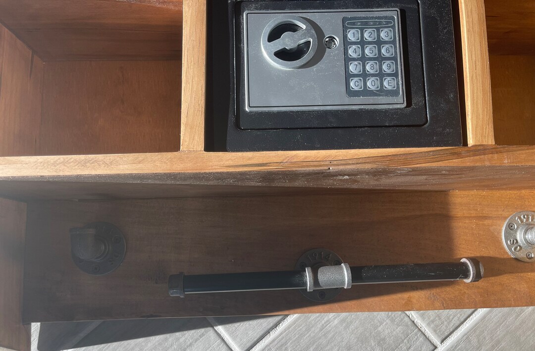 Hanging Shelf With Built in Safe, Hangers and Cubbies. LEO and Military ...