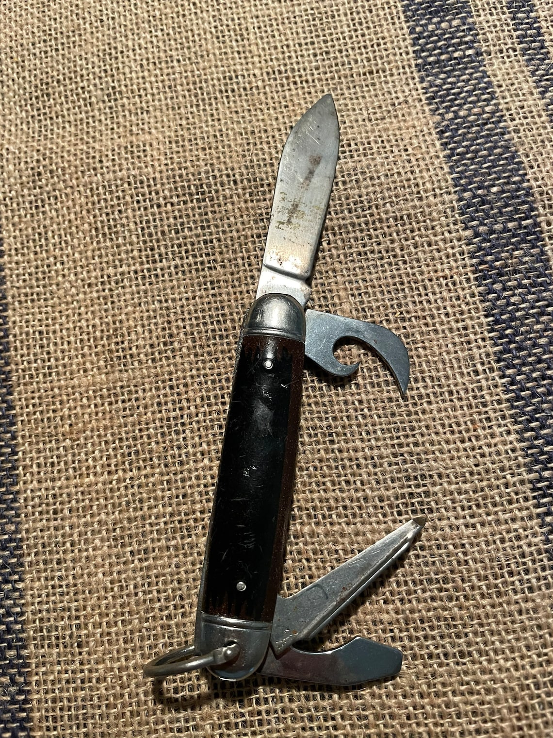 Vintage Imperial Pocket Knife. Pocket Knife With Patina, 4 Blades - Etsy