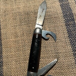 Vintage Imperial Pocket Knife. Pocket Knife With Patina, 4 Blades - Etsy