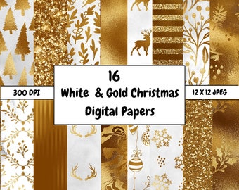 White Gold Paper | Etsy