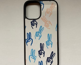 Peace Sign Phone Case | Etsy