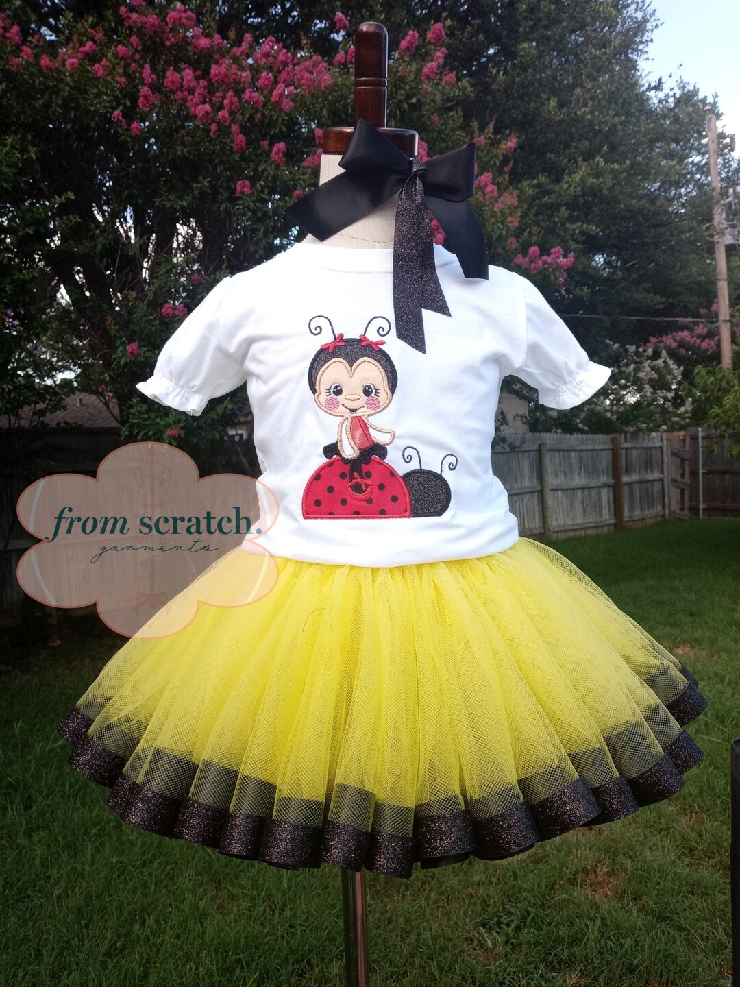 Ladybug Outfit / Ladybug Yellow Tutu Outfit / Personalized - Etsy