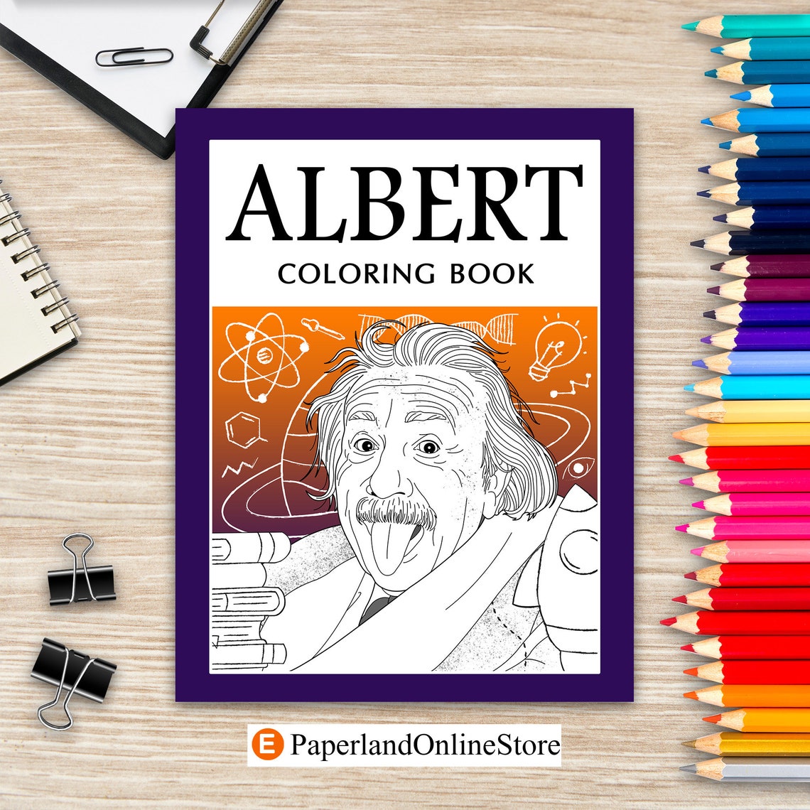 Albert Coloring Book Adult Coloring Books German Theoretical - Etsy