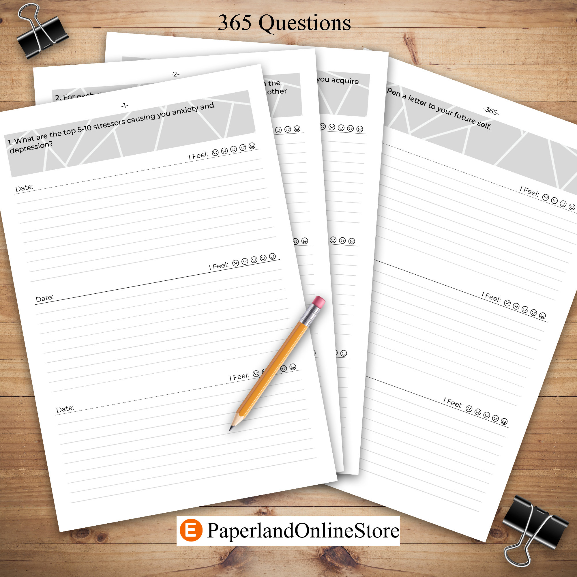 Anxiety but Awesome 1 Question a Day for Self Love Journal - Etsy