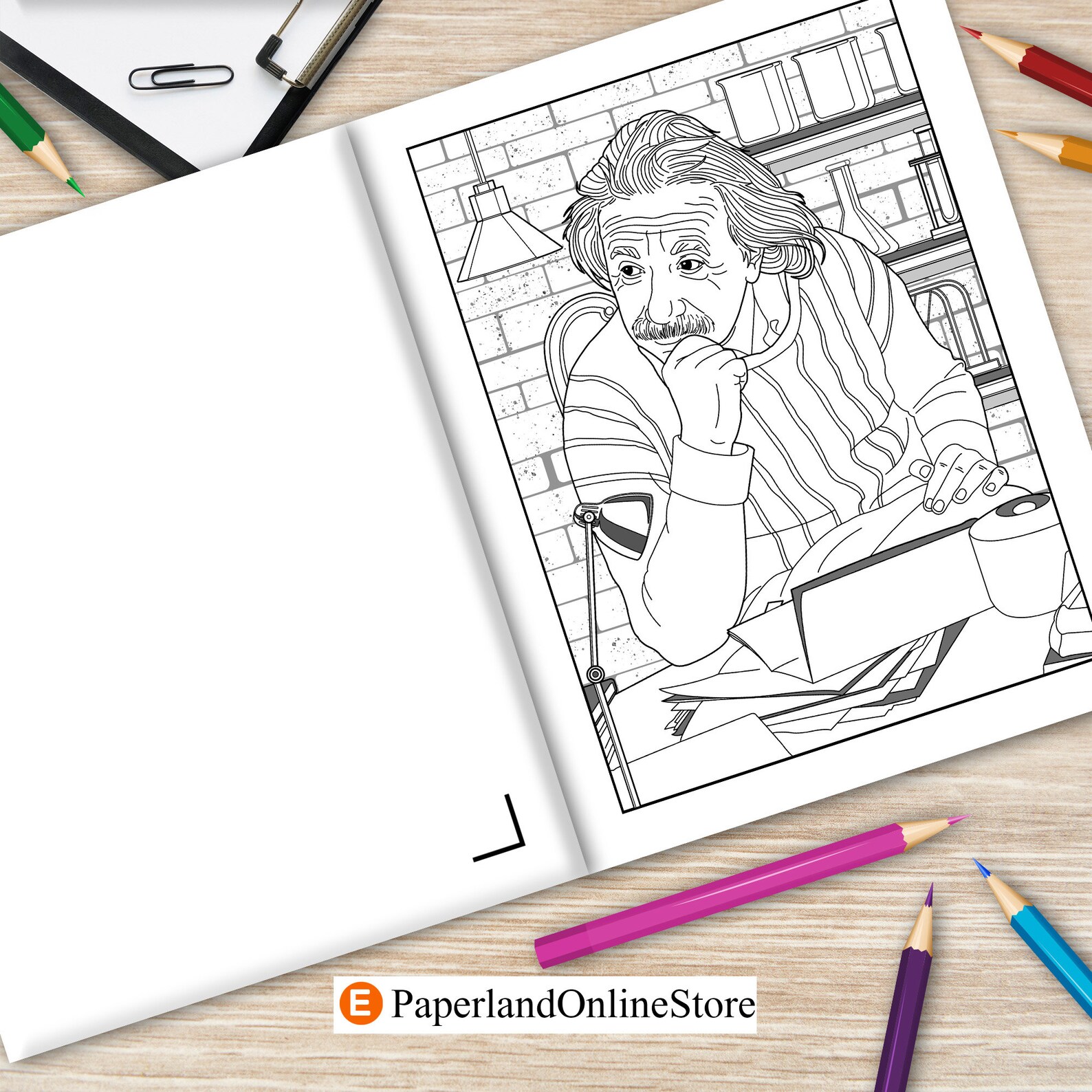 Albert Coloring Book Adult Coloring Books German Theoretical - Etsy