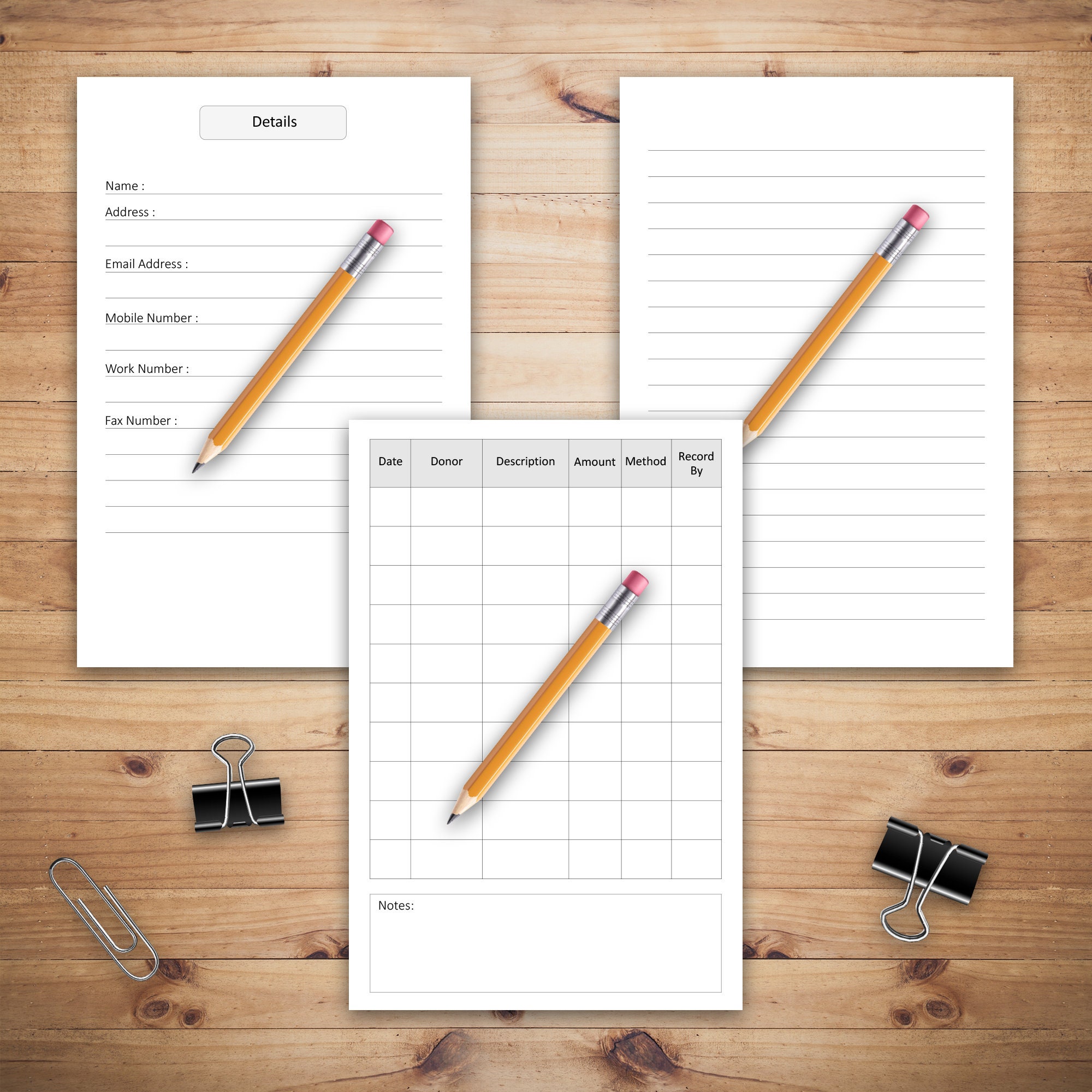 Charity Donation Log Book Adult Finance Log Book printed - Etsy