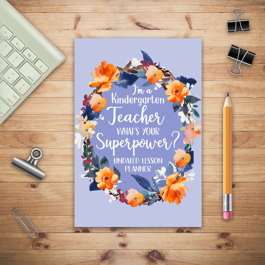 I'm a Kindergarten Teacher What's Your Superpower, Undated Lesson ...