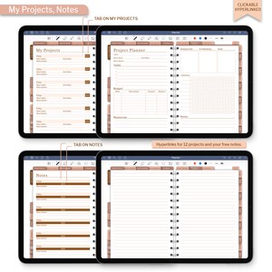 Boho Style Digital Planner, Goodnotes Android or iPad Planner, Undated ...