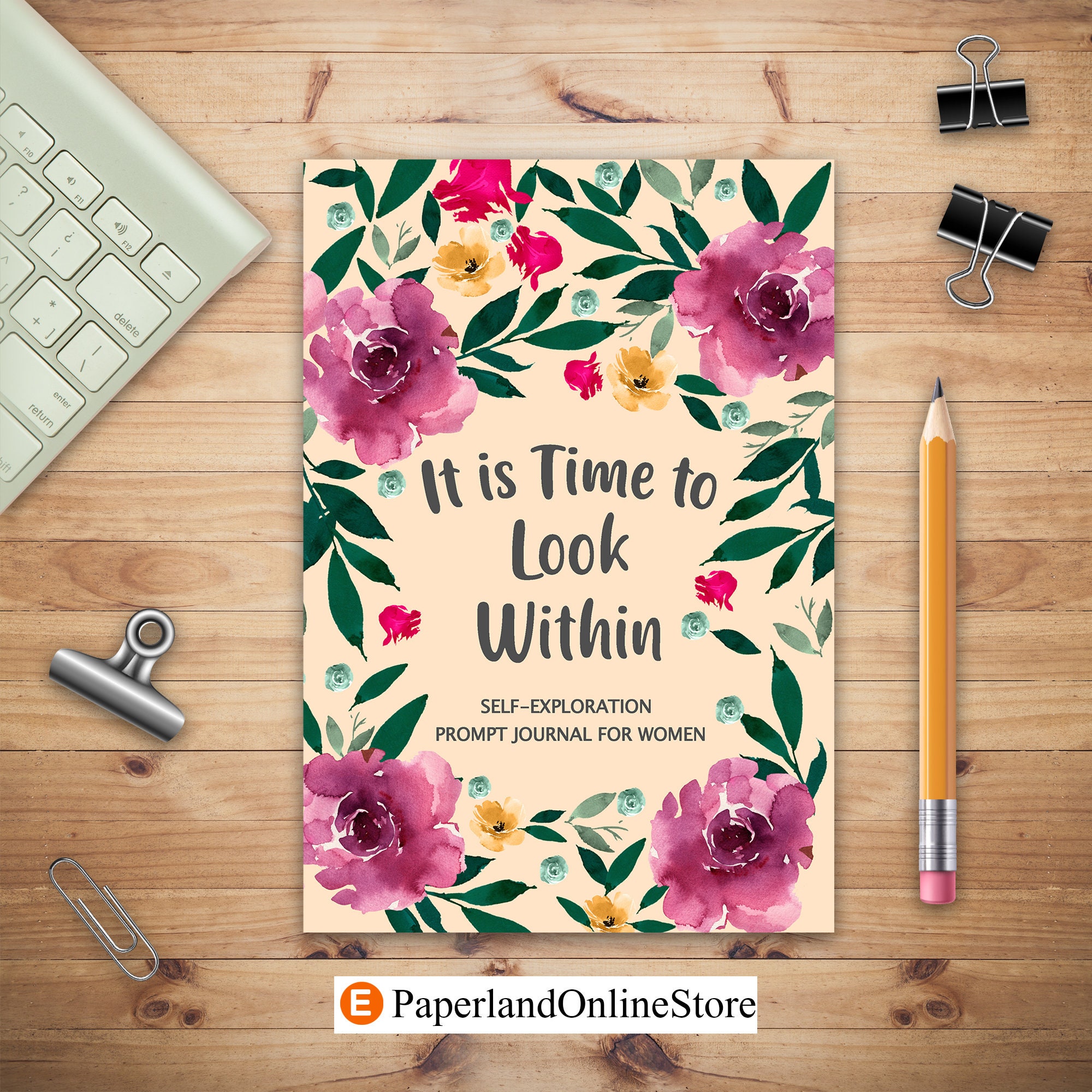 It is Time to Look Within Self Exploration Prompt Journal - Etsy