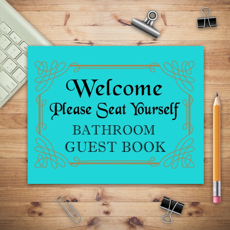Guest Bathroom Sign - Etsy
