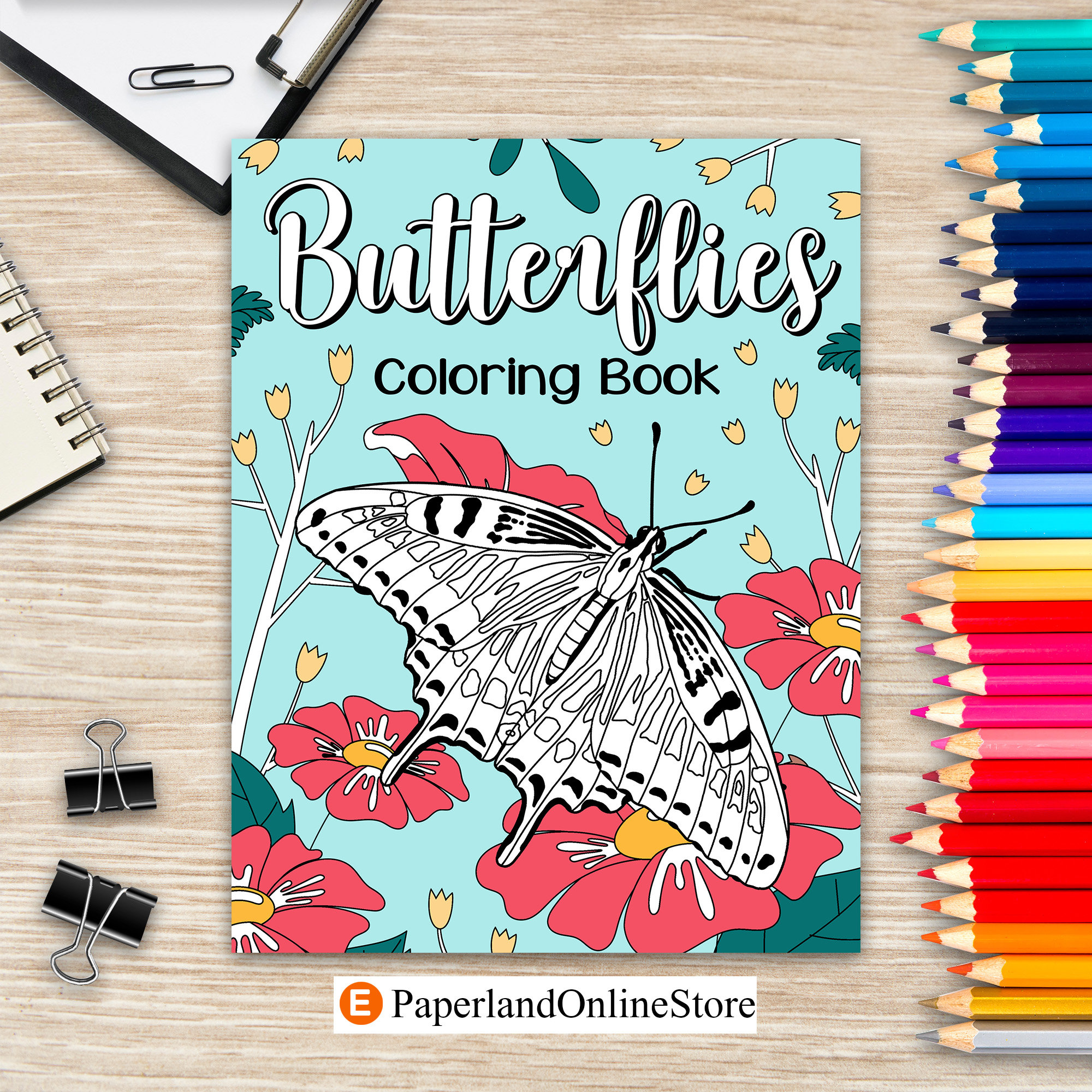 Swallowtail Butterfly Coloring Book Pages