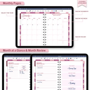 Colorful Digital Planner, Goodnotes Android iPad Planner, Undated Daily ...