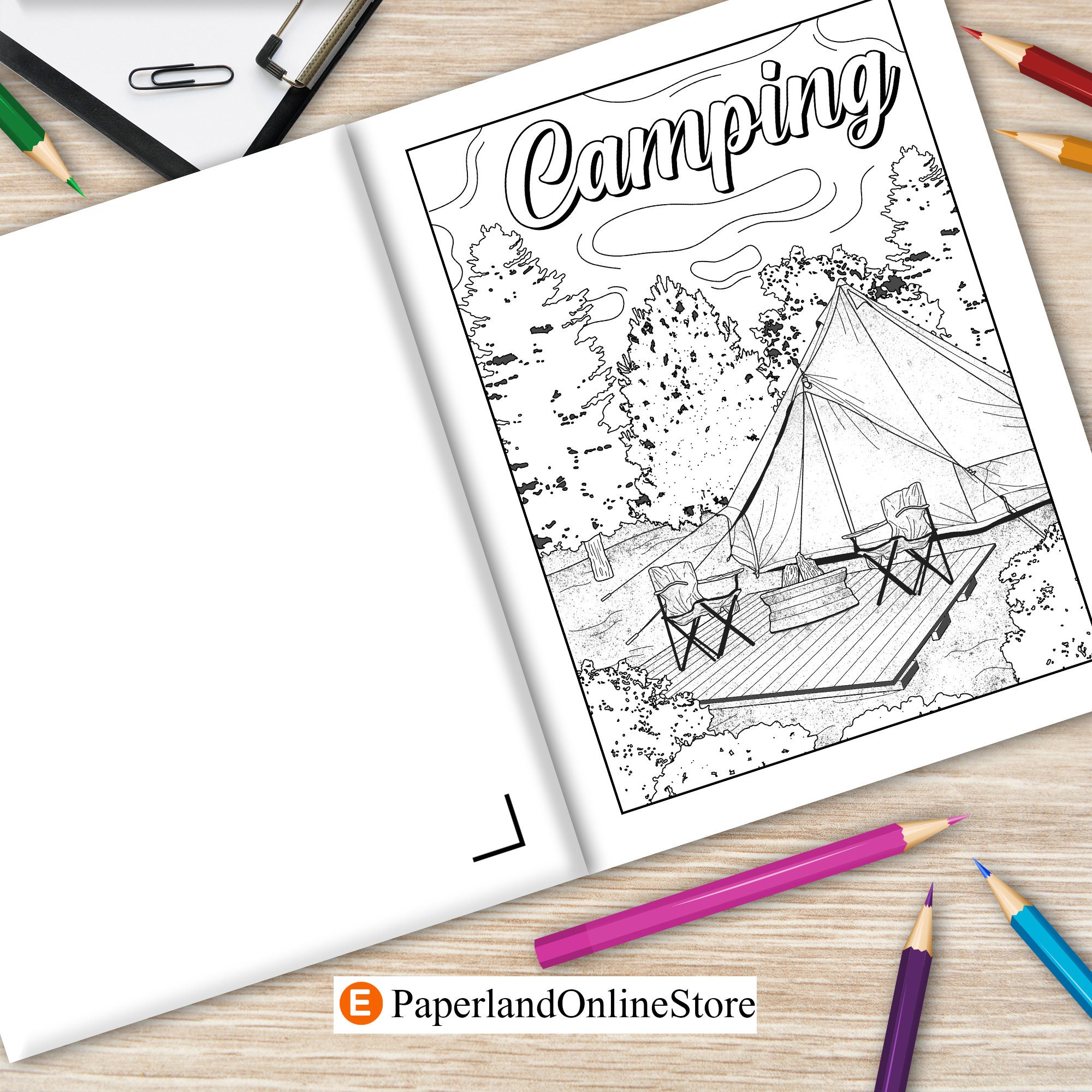 Montana Coloring Book Adult Painting on USA States Landmarks - Etsy