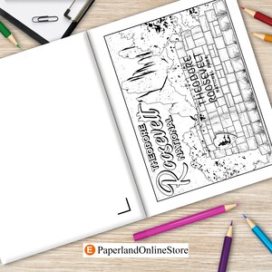 North Dakota Coloring Book, Adult Painting on USA States Landmarks and ...