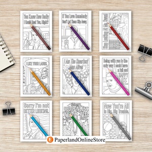 Adam Coloring Book, Coloring Books for Adults, Movie Star Lovers Gifts ...