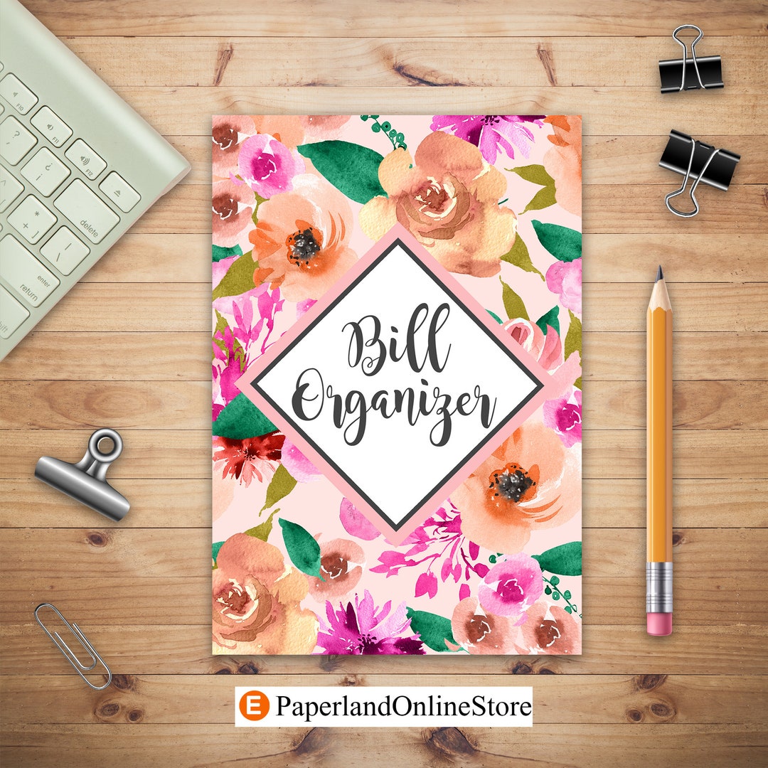 Bill Organizer, Bill Log Notebook, Expense Notebook, Bill Payment ...