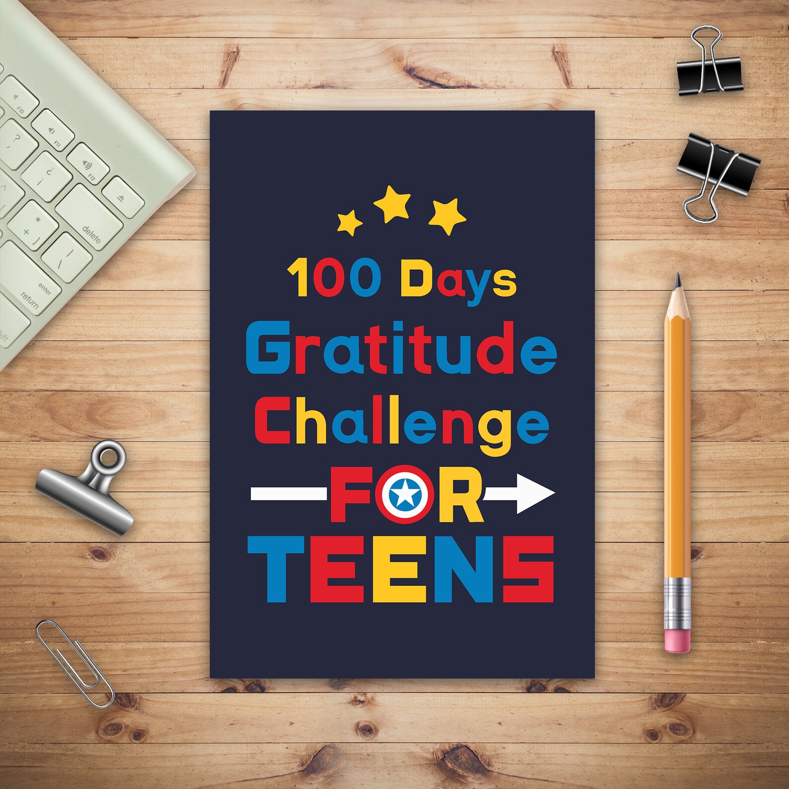 100 Days Gratitude Challenge for Teens, Daily Gratitude Challenge ...