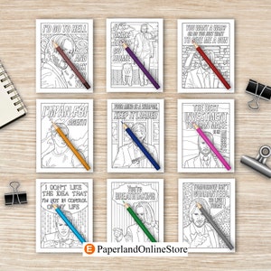 Keanu Coloring Book, Coloring Books for Adults, Actor Coloring Pages ...