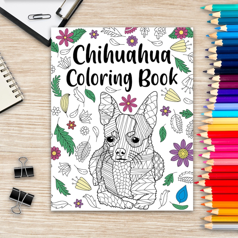 Zentangle Chihuahua Dog - Etsy