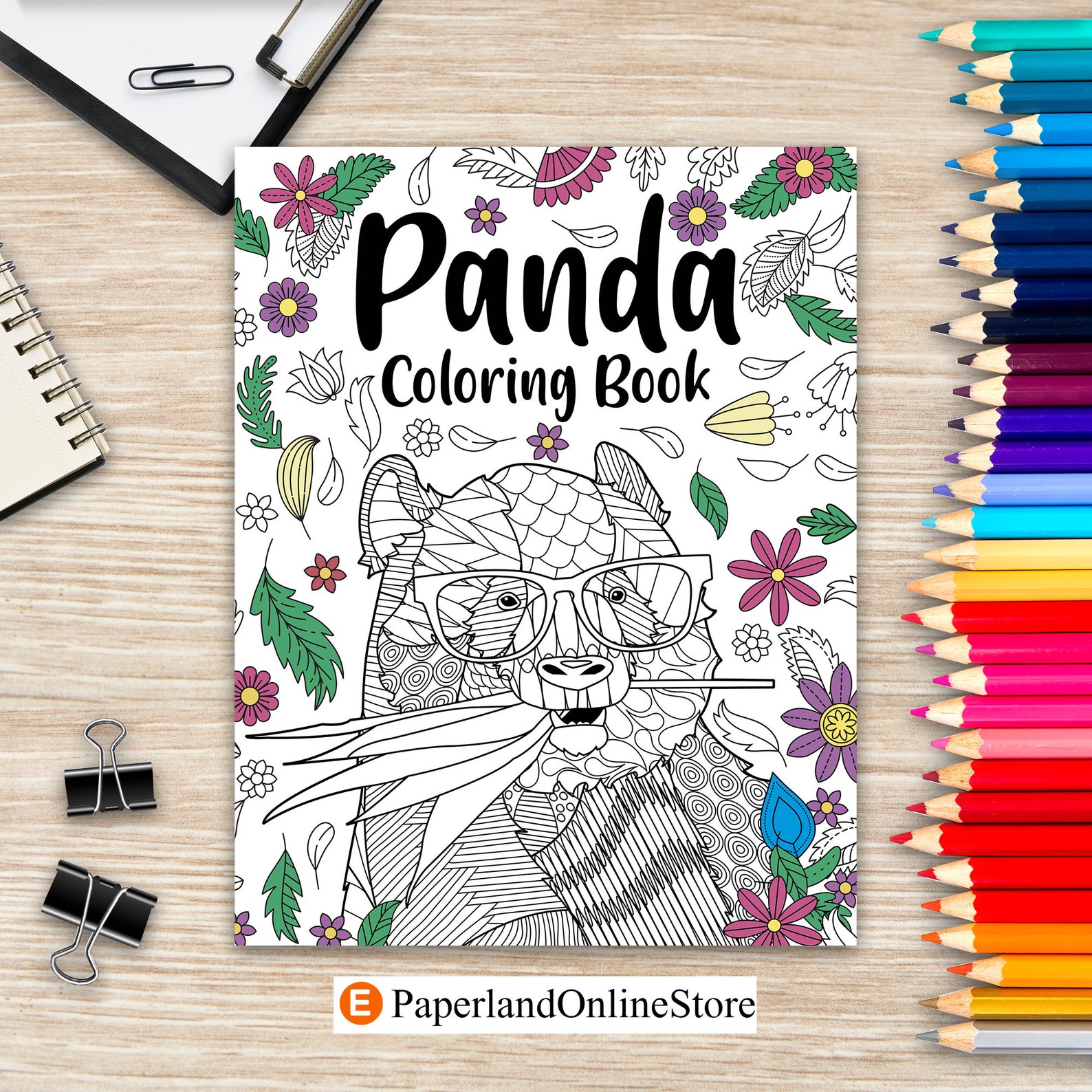 Panda Coloring Book Coloring Books for Adults Gifts for - Etsy