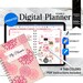 Pink Color Digital Planner, Goodnotes Android or iPad Planner, Undated ...