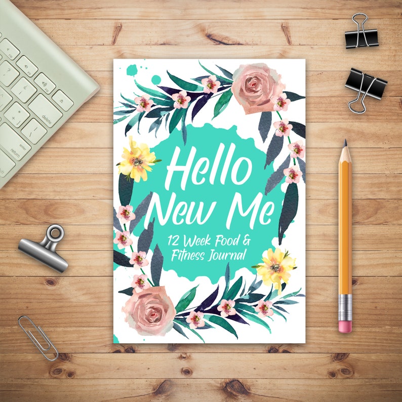 Hello New Me 12 Week Food & Fitness Journal Meal Planning - Etsy