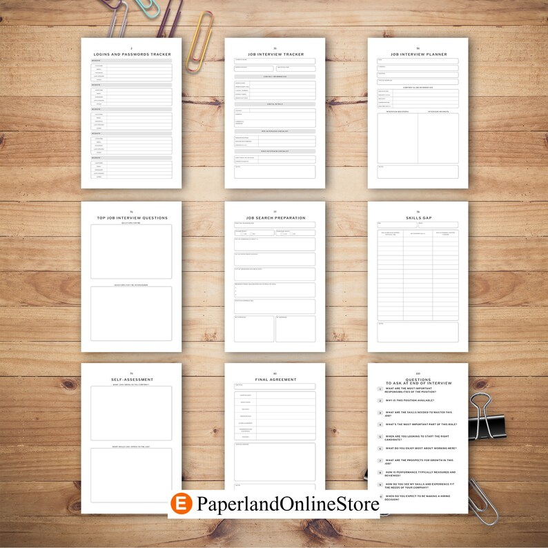 Job Hunt To-do List Job Finder Log Book Job Hunt Resume - Etsy