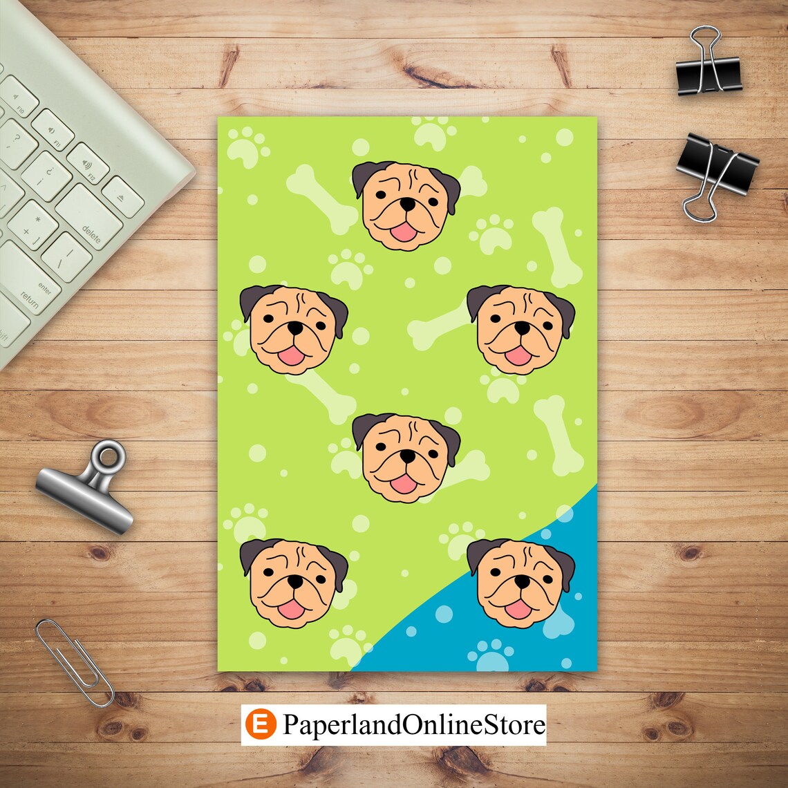 My Pug's Record Book Pug Log Book Pet Care Planner Book | Etsy