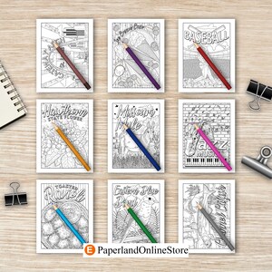 Missouri Coloring Book, Adult Coloring Page, Painting on USA States ...